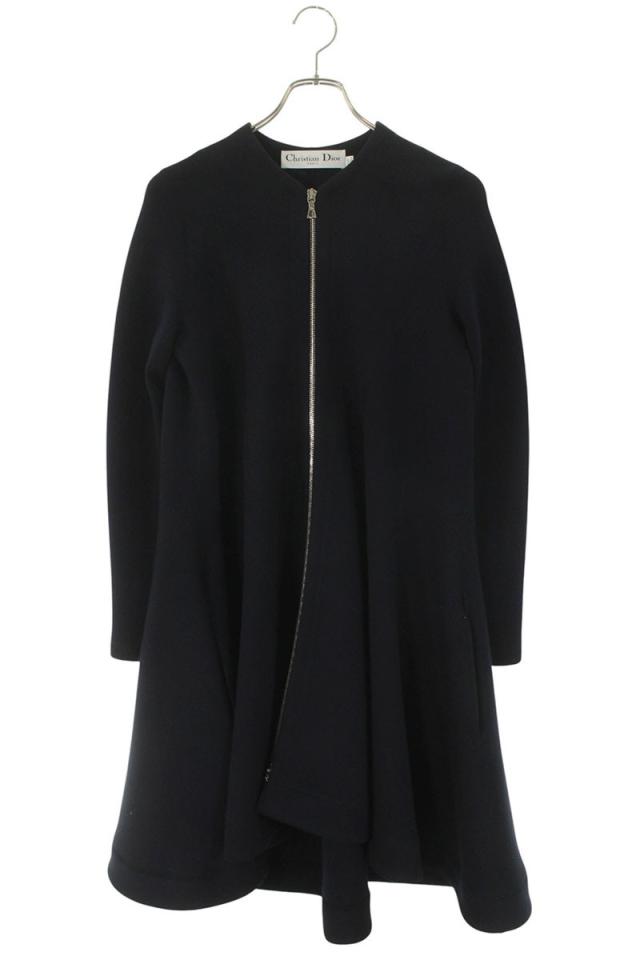 クリスチャンディオール サイズ:34  6A23887A1407 ウールポリフレアコート 中古 BS99