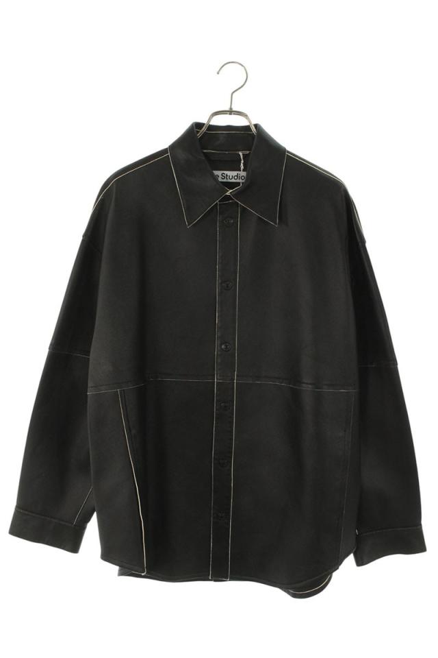 アクネストゥディオズ サイズ:44  FN-MN-LEAT000288 ラムレザーシャツジャケット 中古 SS13