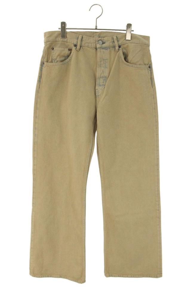 アクネストゥディオズ サイズ:31/32  2021M ヴィンテージ加工フレアワイドデニムパンツ 中古 SB01