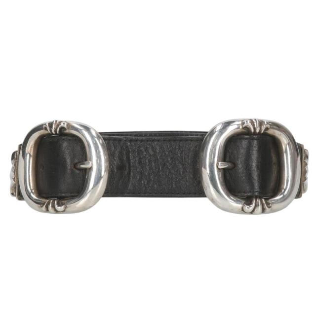 クロムハーツ   BLT DBL GUNSLINGER1.5 ガンスリンガー レザーベルト 中古 SJ02