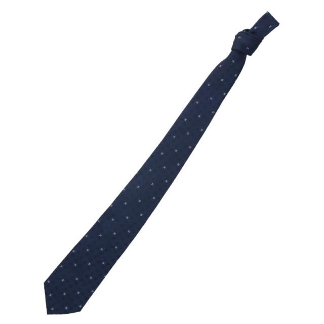 シャネル  ココマーク フラワー総柄 シルクネクタイ 中古 BS99