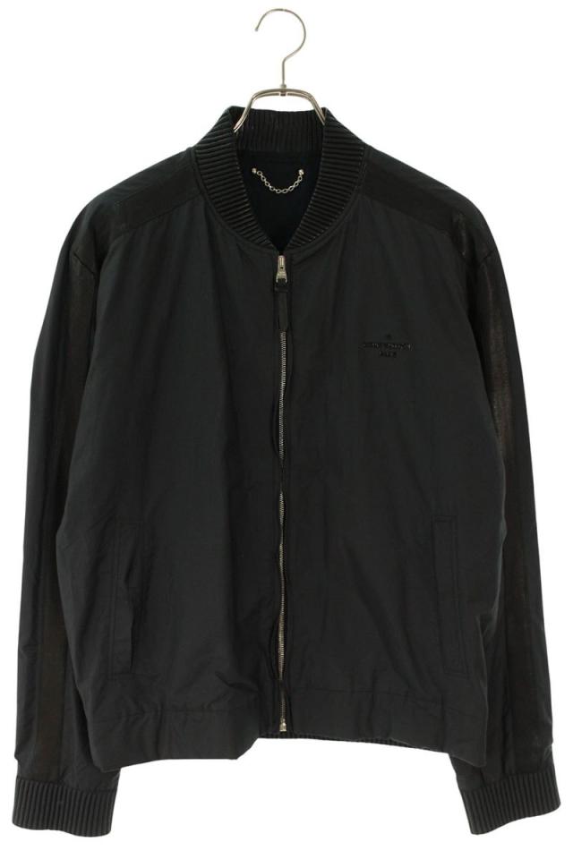 ルイヴィトン サイズ:50  12SS  RM121M H1BS06BNG レザー切替ロゴデザインブルゾン 中古 BS99