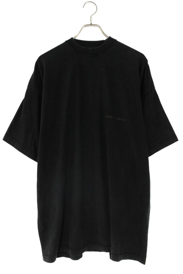 バレンシアガ サイズ:2  694576 TMVJ6 ロゴプリントオーバーサイズTシャツ 中古 BS99