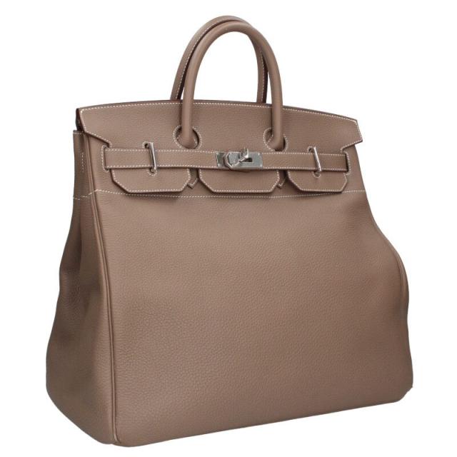 エルメス サイズ:40  オータクロア40 Z刻印 SV金具エトゥープ トゴハンドバッグ 中古 GZ14