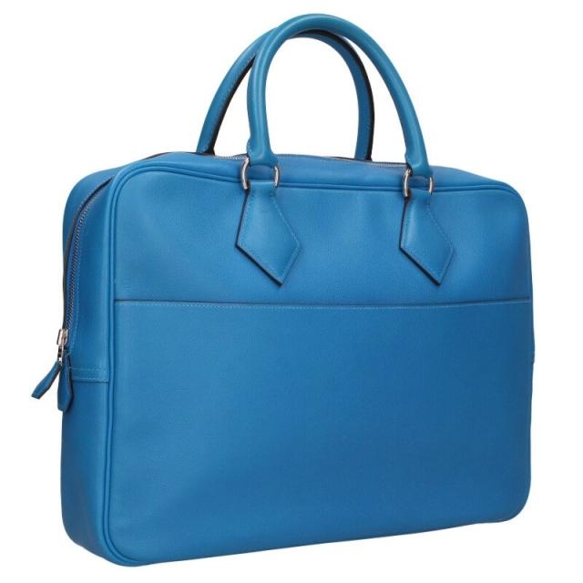 エルメス   プリュム38 □Q刻印 レザーハンドバッグ 中古 BS99