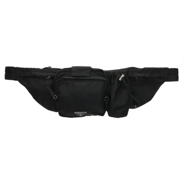 プラダ   2VL056 三角プレートRe-Nylonウエストバッグ 中古 OM10