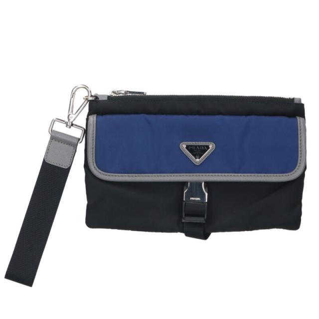 プラダ   2NH011 三角プレートナイロンクラッチバッグ 中古 BS99