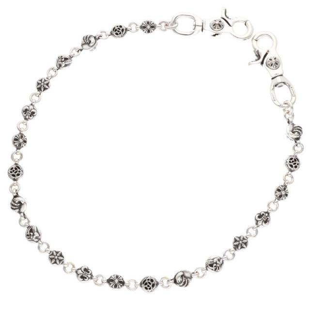 クロムハーツ サイズ:ロング  2MULTIBALL LONG-T 2クリップロング#2マルチボール シルバーウォレットチェーン 中古 OS06