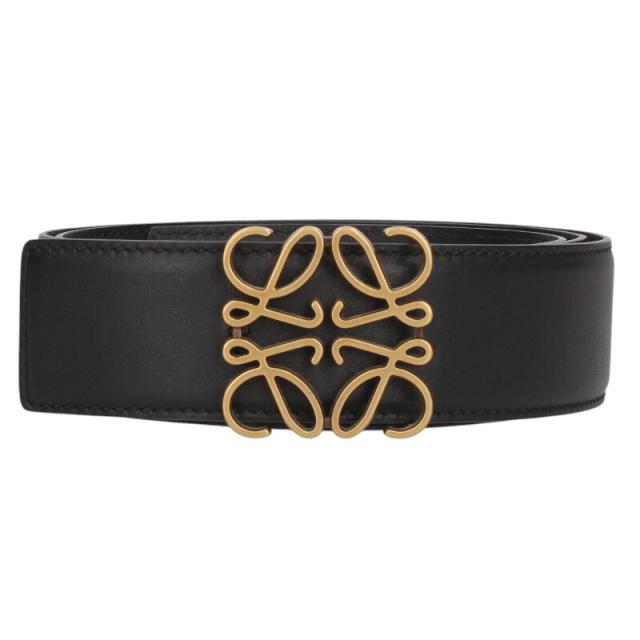 ロエベ サイズ:90 アナグラムロゴレザーベルト 中古 BS99
