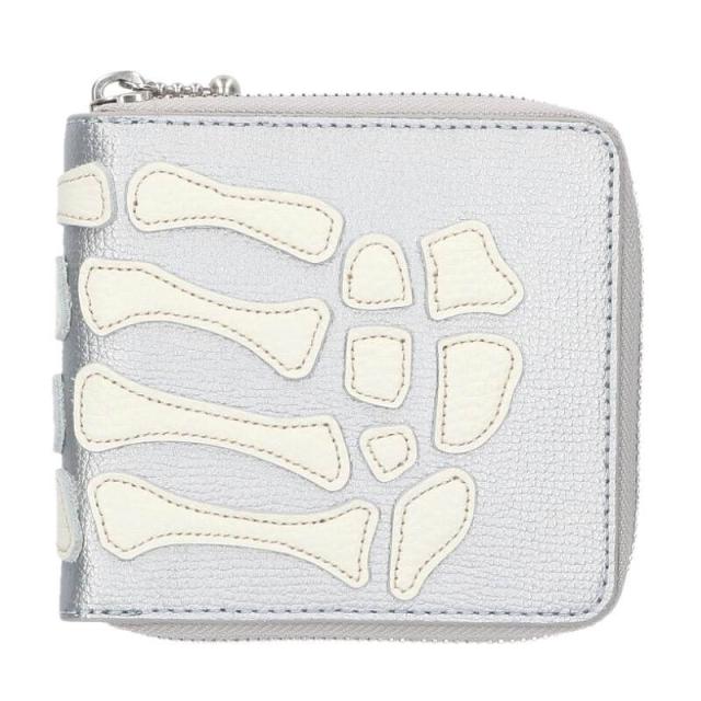 キャピタル   K2503XG523  THUMBS UP BONE HAND ZIP WALLET ボーンハンドジップ財布 中古 BS99