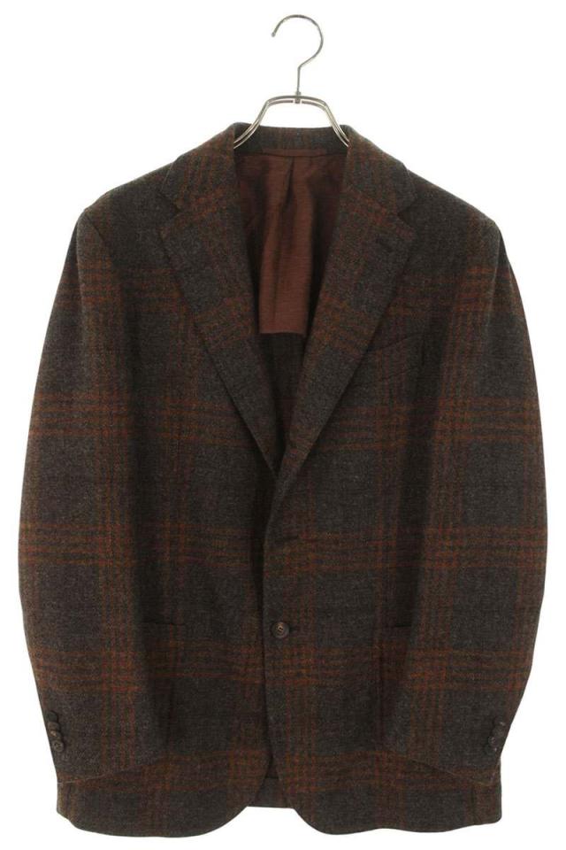 スティレラティーノ サイズ:50  GUVINCENZ035 チェックウール3Bジャケット 中古 BS99