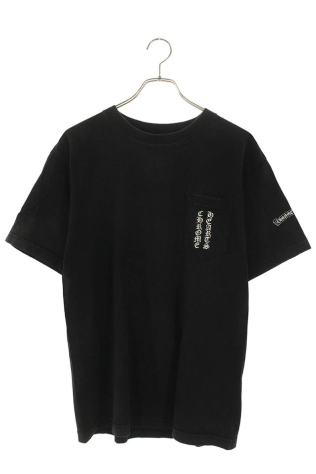 クロムハーツ サイズ:M  CH T-SHRT 3 スクロールラベルバックプリントTシャツ 中古 BS99