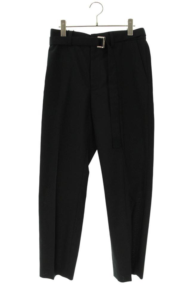 サカイ サイズ:1  25-03588M ベルト付きイージースラックスロングパンツ 中古 BS99