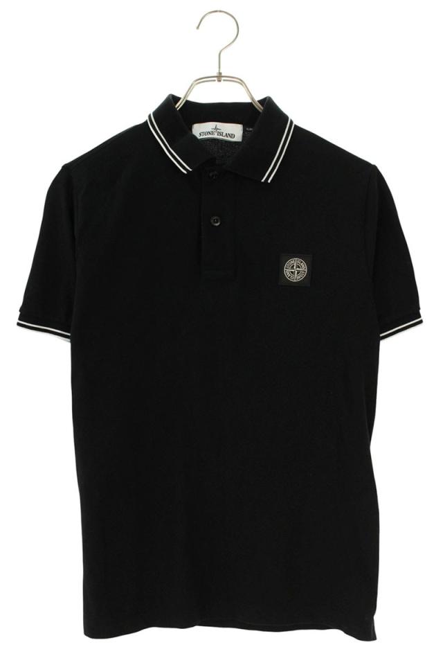 ストーンアイランド サイズ:S  101522S18 ロゴワッペン半袖ポロシャツ 中古 BS99