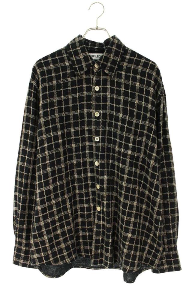アワーレガシー サイズ:46  25SS  M2252ABFABOVE SHIRT チェック長袖シャツ 中古 SB01