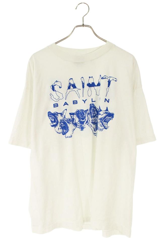 セントマイケル サイズ:XL  25AW  SM-HR1-0000-C48 両面プリントTシャツ 中古 SB01