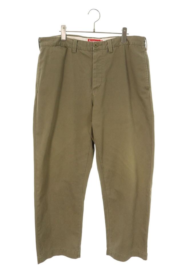 シュプリーム サイズ:34  Pin Up Chino Pant ピンアップチノロングパンツ 中古 BS99