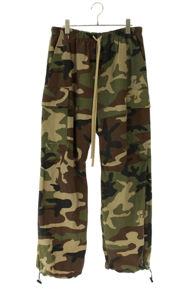 フォグ サイズ:S ESSENTIALS カモフラナイロンカーゴロングパンツ 中古 SS13