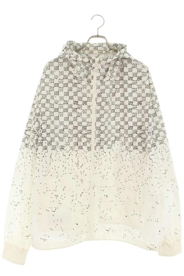 ルイヴィトン サイズ:60  22AW  RM222M ND5 HNB06W ダミエスプレッドウインドブレーカーブルゾン 中古 SB01