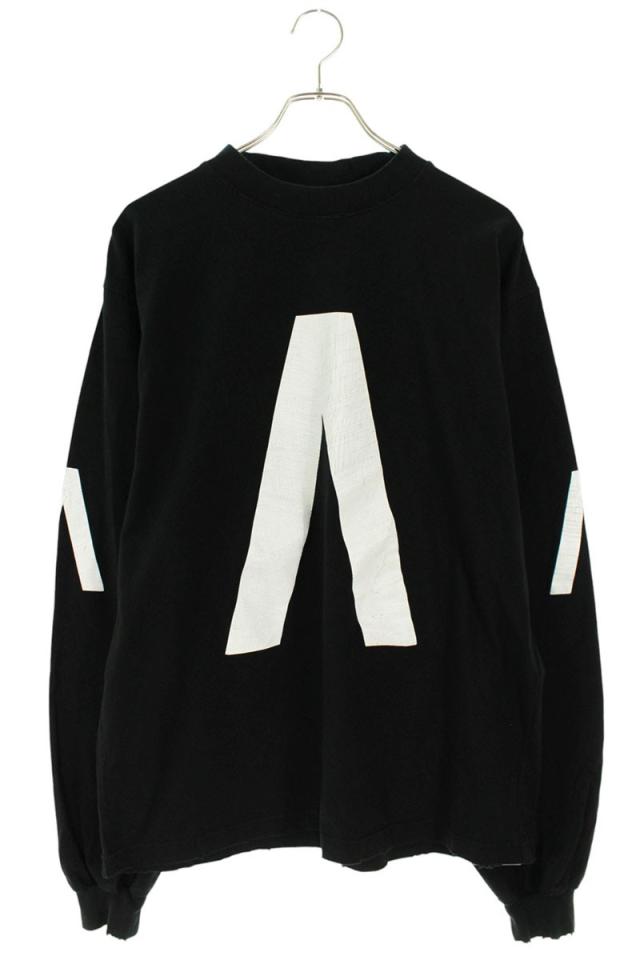 バレンシアガ サイズ:XS 781245 TOVA1 コネクテッドプリント長袖カットソー 中古 SB01