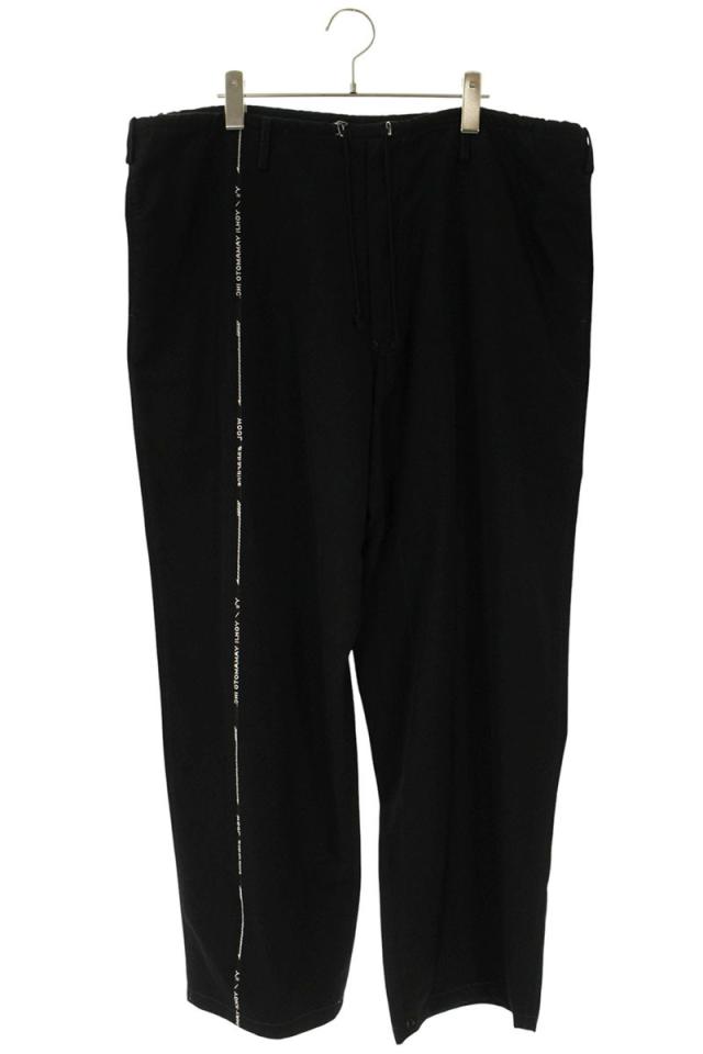 ワイズフォーメン サイズ:3  MZ-P21-104 ロゴエンブロイダリーワイドロングパンツ 中古 BS99