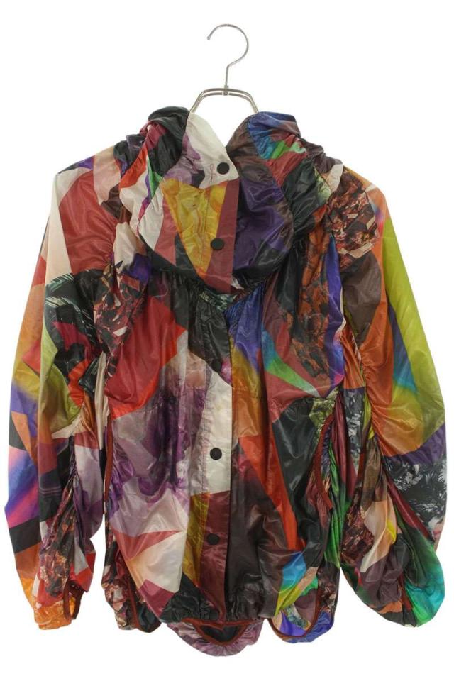 イッセイミヤケ サイズ:2  IM23FC500 マルチカラーナイロンブルゾン 中古 BS99