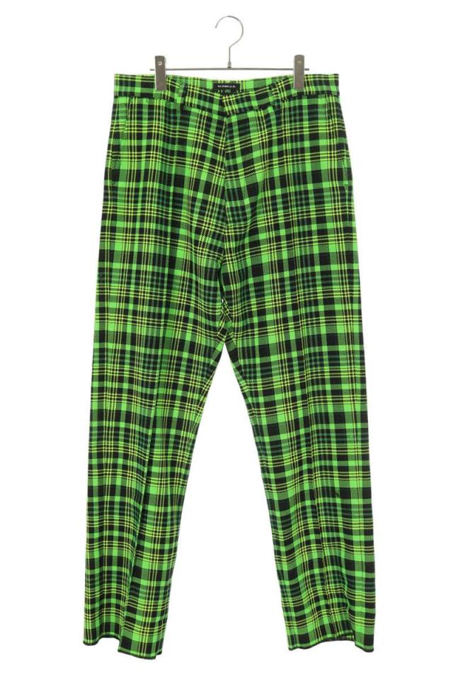 エスアールスタジオ サイズ:32 チェック総柄スラックスロングパンツ 中古 SB01
