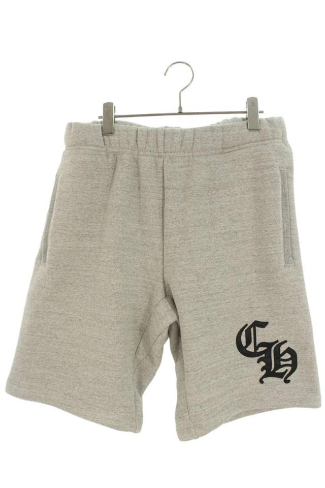 クロムハーツ サイズ:L 7-11 SHORTS CHロゴ刺繍ハーフパンツ 中古 SJ02