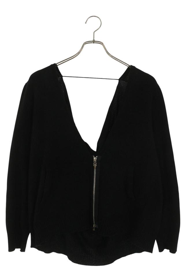 クロムハーツ サイズ:M ダガージップカシミアニットカーディガン 中古 SJ02