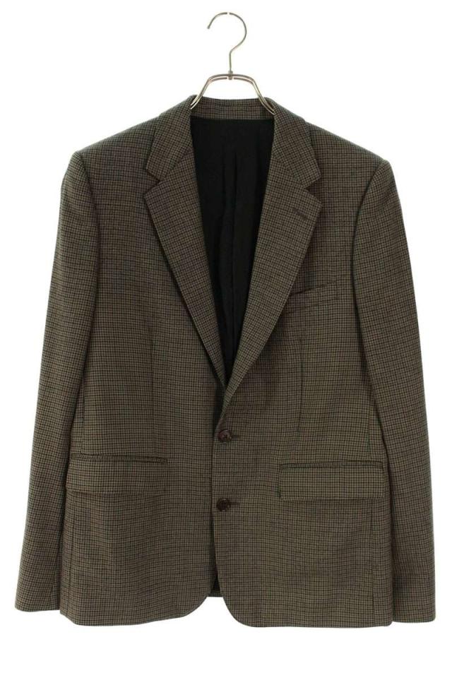 セリーヌ サイズ:48  25AA5383F チェック2Bテーラードジャケット 中古 OM10