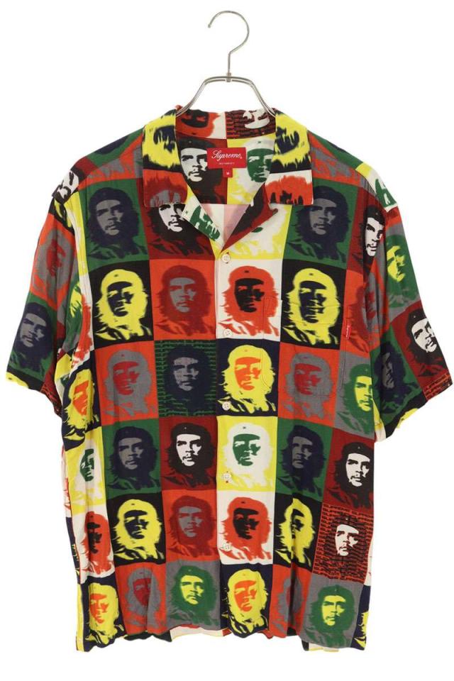 シュプリーム サイズ:M 20SS Che Rayon S S Shirt 総柄レーヨン半袖シャツ 中古 BS99