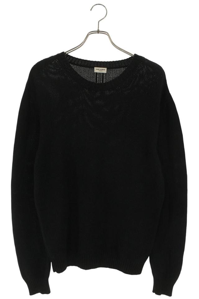 サンローランパリ サイズ:XL 17SS 453765 Y1SF1 ローゲージコットンクルーネックニット 中古 OM10