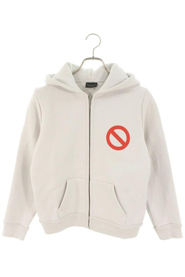 バレンシアガ サイズ:M 788243 TQVH1 BFRNDジップパーカー 中古 SB01