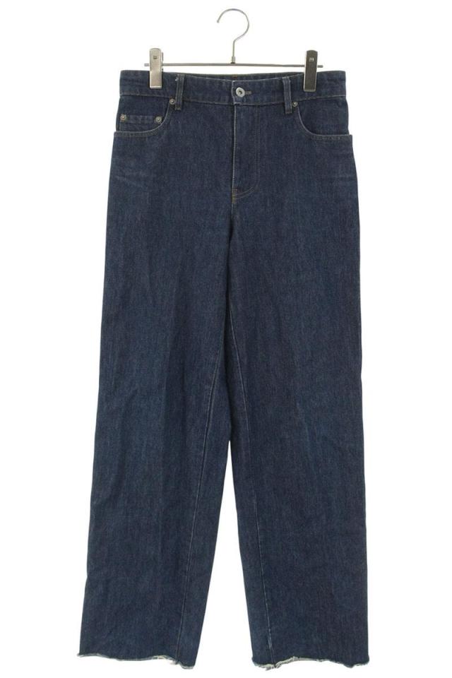 ミュウミュウ サイズ:25  GWP435 5 Pocket Denim Jeans ポケットロゴカットオフデニムパンツ 中古 SB01