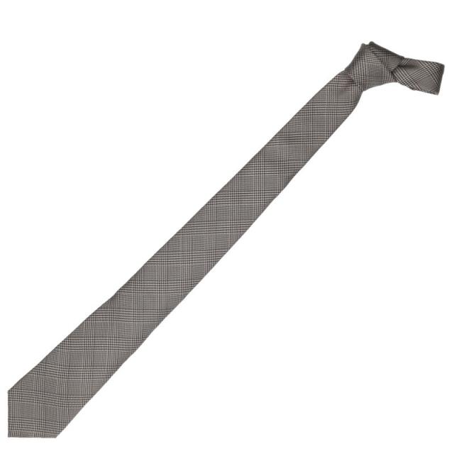 サンローランパリ   822537 3Y002 チェック柄シルクネクタイ 中古 BS99