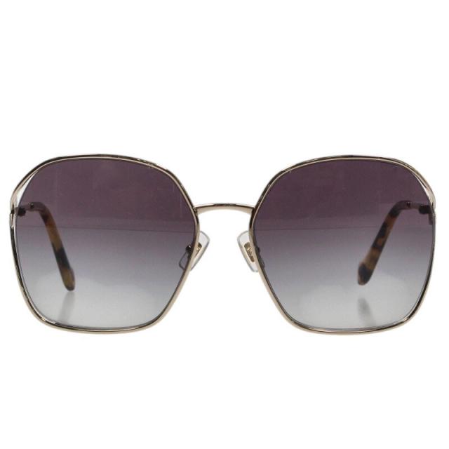 ミュウミュウ サイズ:60□19-125  SMU52W ロゴテンプルスクエアフレームサングラス 中古 BS99