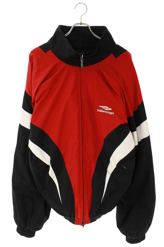 バレンシアガ サイズ:XS 24SS 790756 TPQ38 オフショルダートラックナイロンブルゾン 中古 SB01