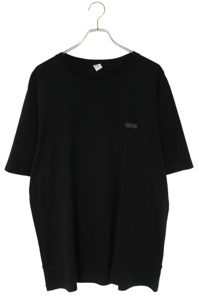 ベルルッティ サイズ:XL  R27JRS93JAEK レザーロゴパッチTシャツ 中古 BS99