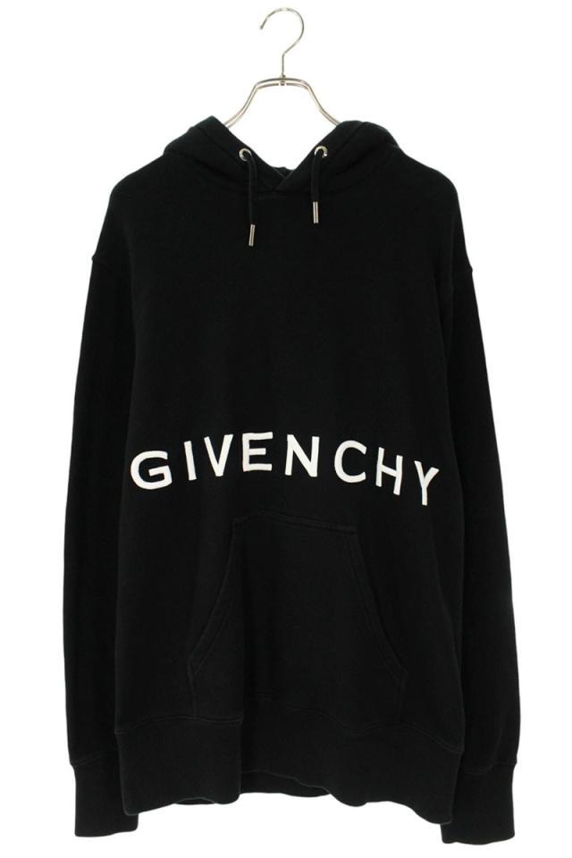 ジバンシィ サイズ:XL  23AW  BMJ0CQ3Y6V 4Gロゴ刺繍プルオーバーパーカー 中古 OM10