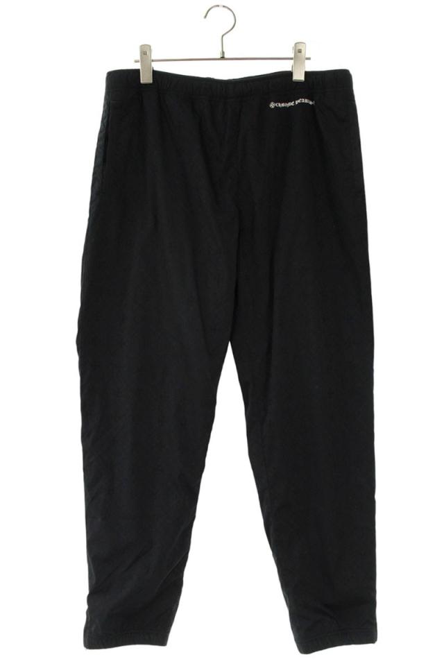 クロムハーツ サイズ:L  U TRASH PICKUP PLS NYLN CHプラス総柄ナイロントラックロングパンツ 中古 OS06