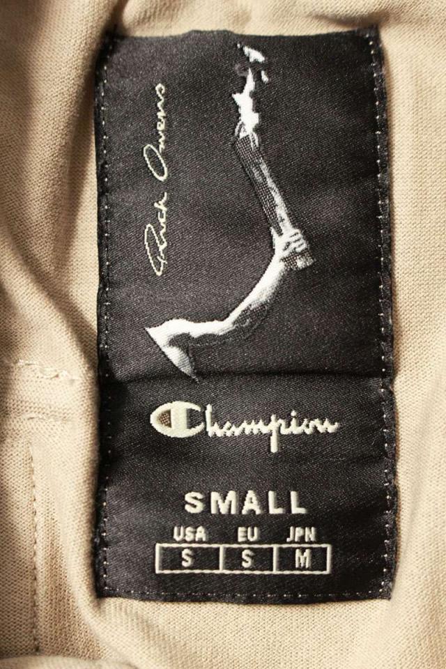 リックオウエンス チャンピオン サイズ:S CM01B7960-CHJEG 刺繍