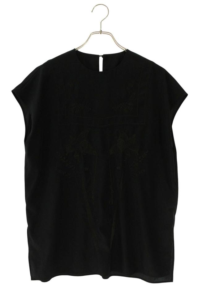 マメクロゴウチ サイズ:1  MM21PS-SH714 刺繍チュニックブラウス 中古 BS99