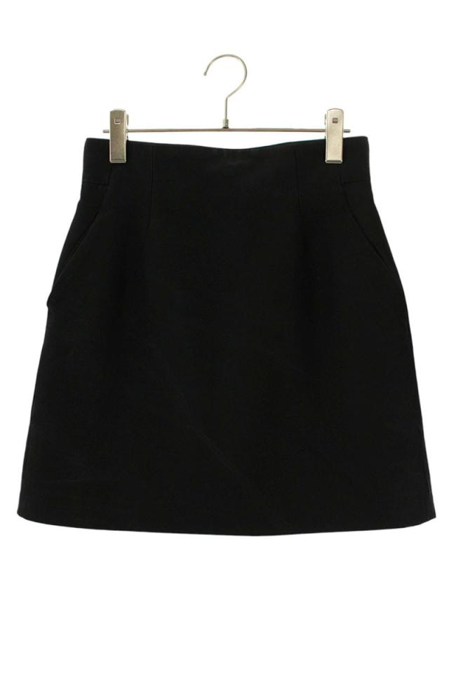 マメクロゴウチ サイズ:2  MM23SS-SK004 ウールシルク混ミニスカート 中古 BS99