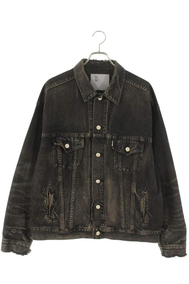 アイコムデギャルソンジュンヤワタナベマン  ニューマニュアル サイズ:M  25AW  WP-J919 AD2025ダメージ加工デニムジャケット 中古 FK04