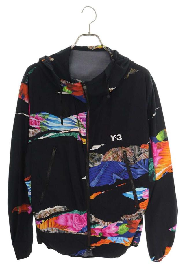 ワイスリー サイズ:M  HG8851 フラワープリントジップアップフーデッドブルゾン 中古 BS99