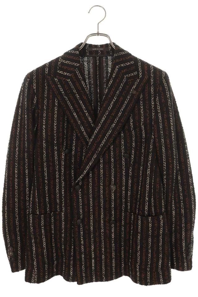 タリアトーレ サイズ:48  G-DARREL20K Exclusive Garment 総柄ツイードダブルジャケット 中古 BS99
