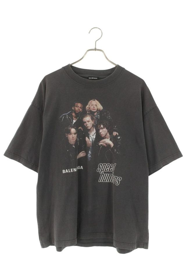 バレンシアガ サイズ:M  541877 TCV38 スピードハンターズプリントTシャツ 中古 SB01
