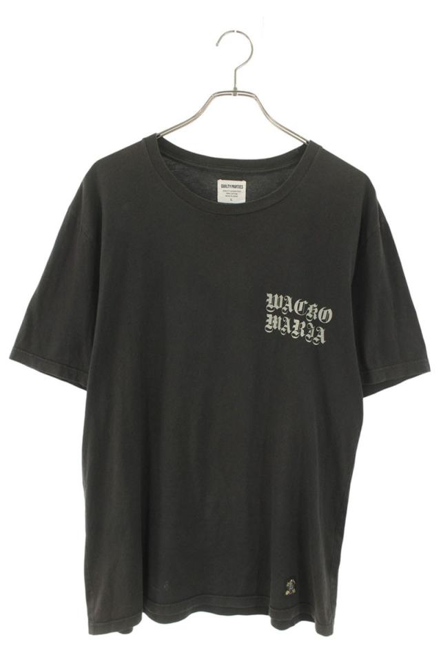 ワコマリア サイズ:L リフレクターロゴプリントTシャツ 中古 BS99