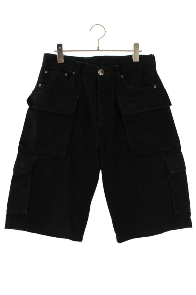 クロムハーツ サイズ:31インチ  FATIGUE ファティーグ クロスボールボタンカーゴハーフパンツ 中古 SJ02
