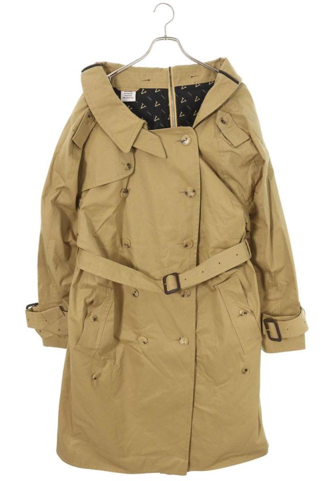 ヴェトモン  マッキントッシュ サイズ:XS  WAH18JA7 アシンメトリーデザインベルト付きトレンチコート 中古 BS99